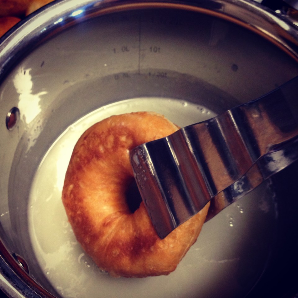 Homemade Glazed Doughnuts
