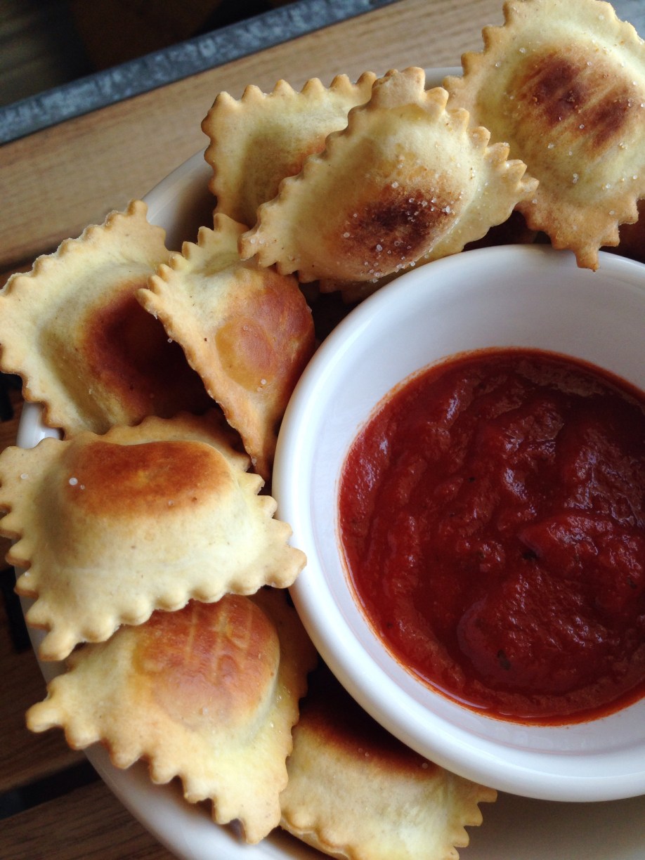 Toasted Cheese Ravioli