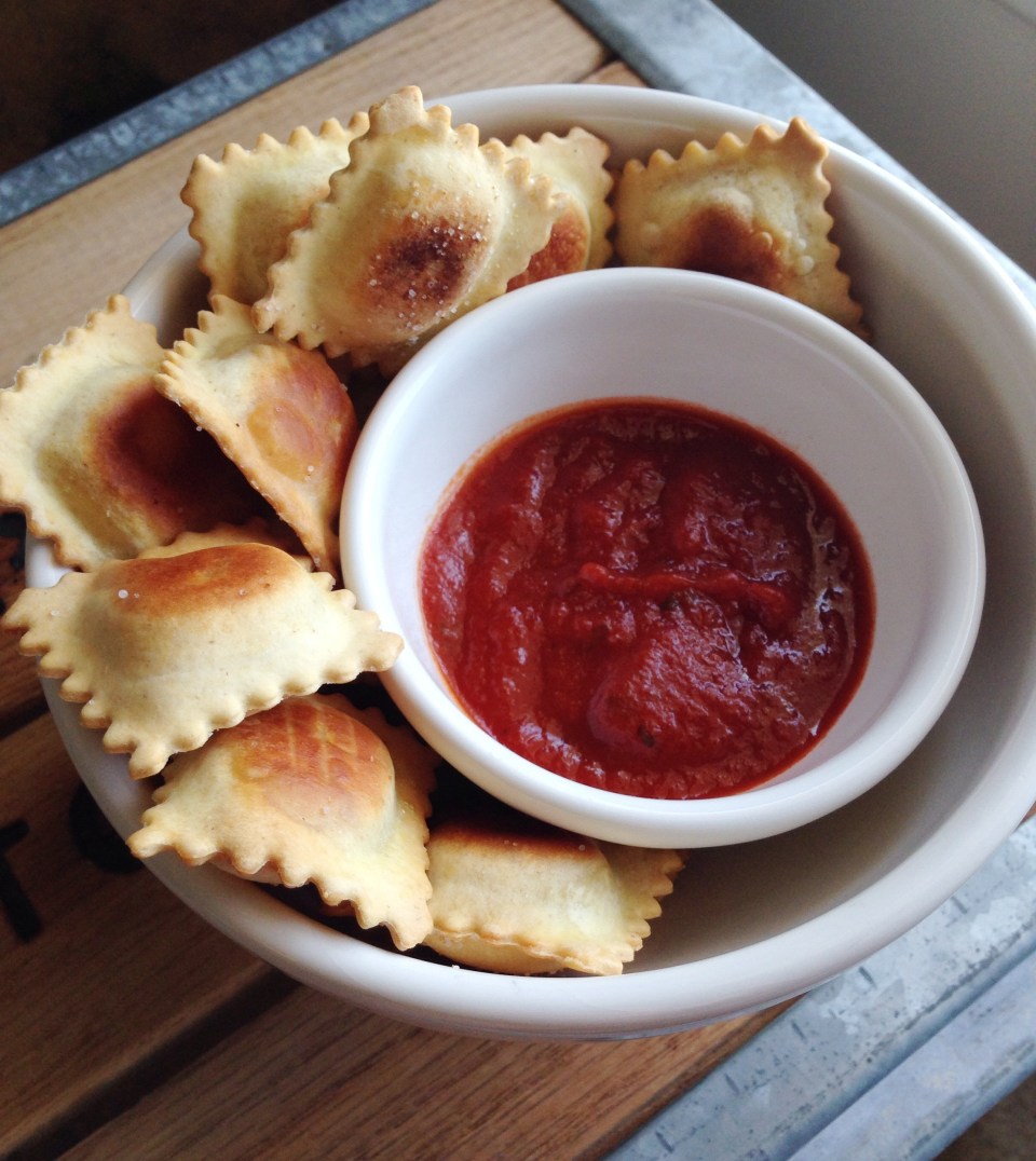 Toasted Cheese Ravioli