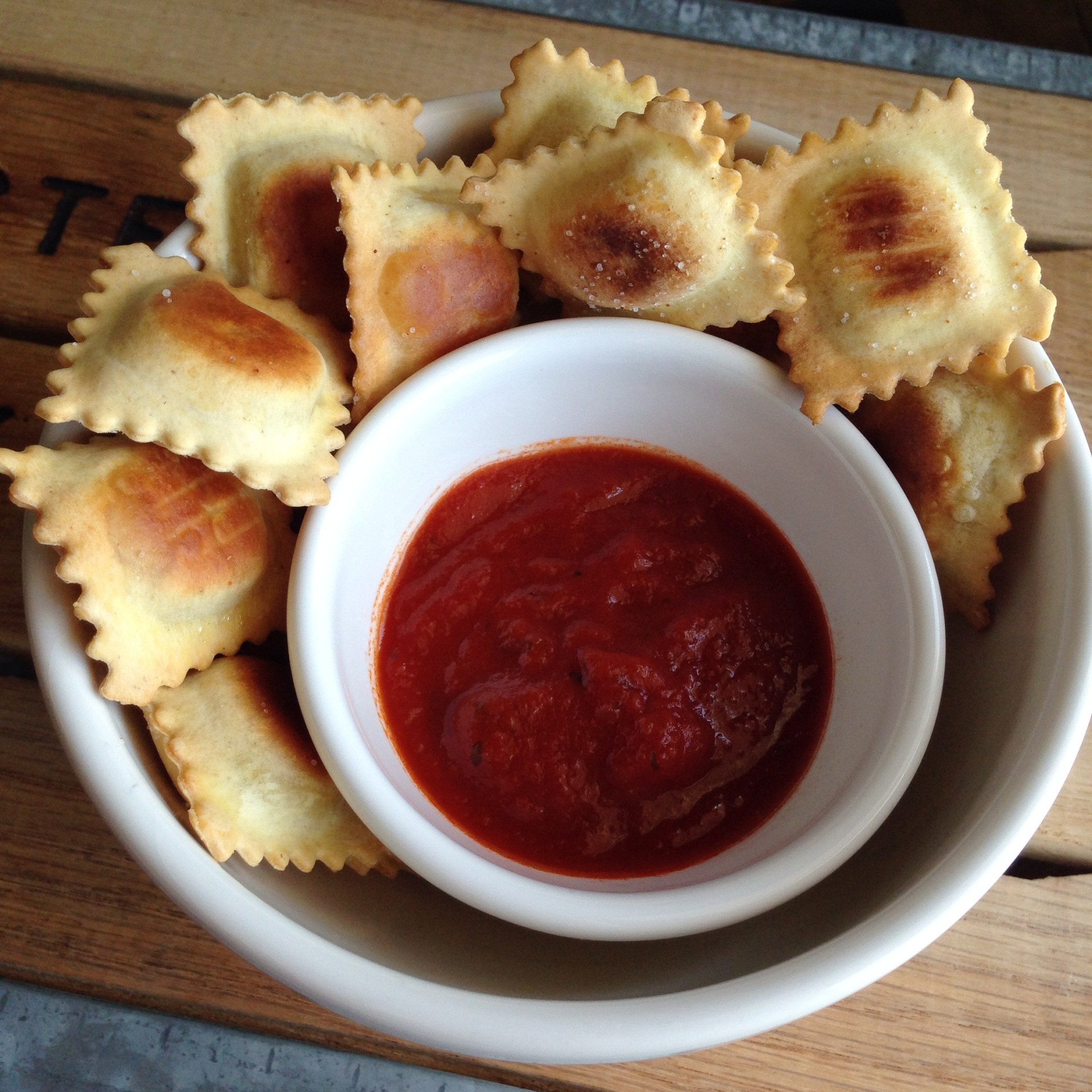 Toasted Cheese Ravioli